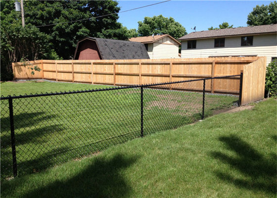 Stainless Steel Diamond Mesh Galvanized Or PVC Coated Chain Link Wire Mesh Fence