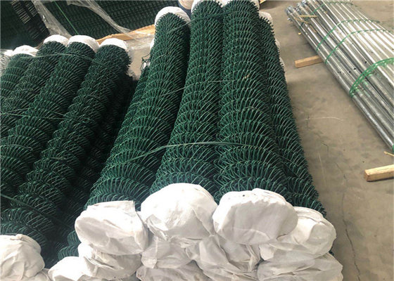 USA 9 gauge 50x50 diamond mesh galvanized 6ft chain link iron wire mesh fence