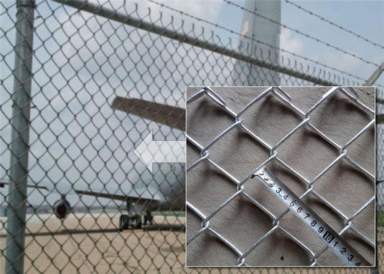 Cheap galvanized or green pvc coated roll galvanized chain link fence