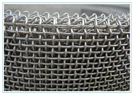 1.1mm Wire Diameter Stainless Steel 316 Crimped Square Wire Mesh Netting