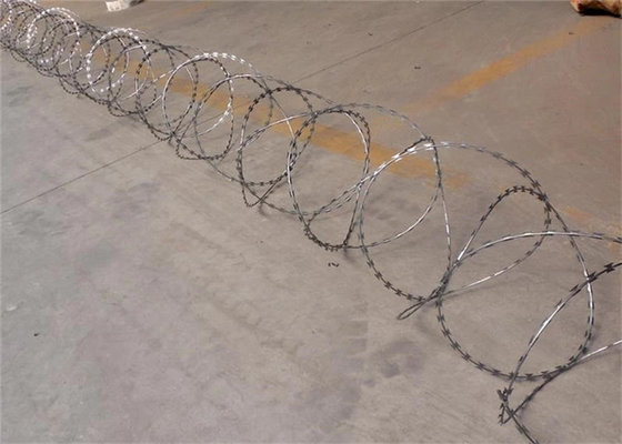 Stainless Steel Concertina Razor Barbed Wire,blade barbed wire mesh fence,hot dipped galvanized wire