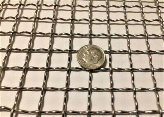 security metal crimped wire mesh/ 20 gauge plain weave iron mesh/ hot dipped galvanized heavy duty grid crimped