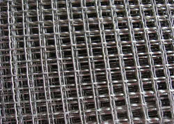 security metal crimped wire mesh/ 20 gauge plain weave iron mesh/ hot dipped galvanized heavy duty grid crimped