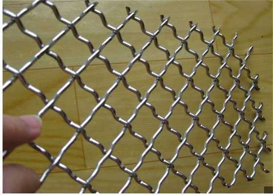 Stainless steel vibrating screen netting /crimped wire mesh/crusher screen mesh