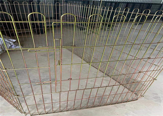Color Spray Indoor Outdoor Pet Cages Large Metal Mesh Wire Dog Cage