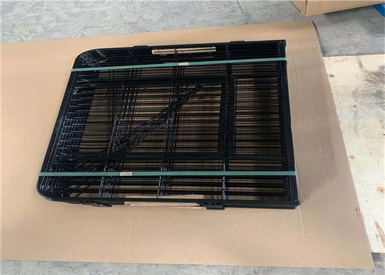 8 Panels Pet Stainless Dog Cage Crates Puppy Playpen Play Pen Exercise Cage Fence