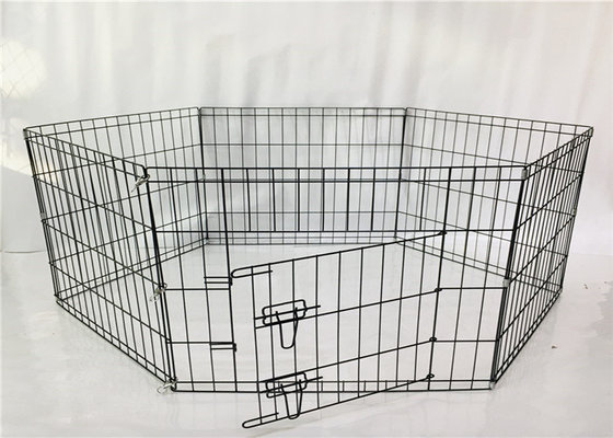 Metal Pet Exercise Fence Dog Cage Pet Playpen With 16 Panels or 8 Panels