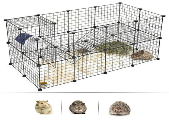 Metal Pet Exercise Fence Dog Cage Pet Playpen With 16 Panels or 8 Panels