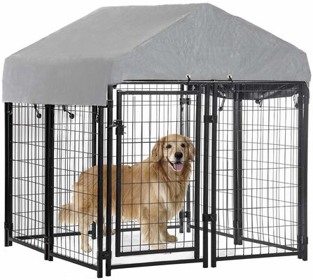 kennel panels.chain link dog kennel,dog kennel fence,wire mesh panel,dog pet supplies,outdoor pet house