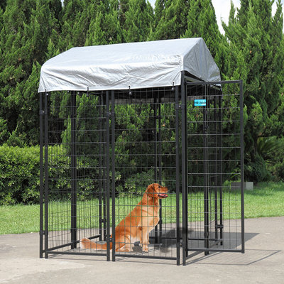 Metal Pet Exercise Fence Dog Cage Pet Playpen With 16 Panels or 8 Panels,Kennel