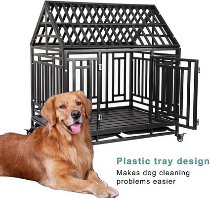 Metal Pet Exercise Fence Dog Cage Pet Playpen With 16 Panels or 8 Panels,Kennel