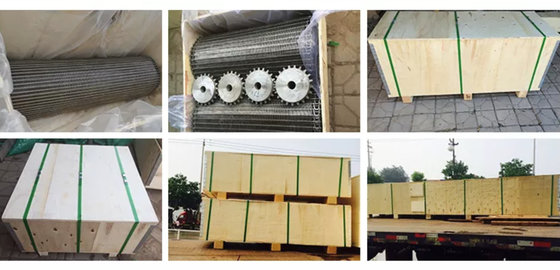 304 316 stainless steel woven wire mesh conveyor belts perforated metal for food machinery