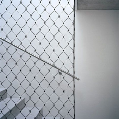 Stainless steel rope cable wire net flexible slope mesh zoo protecting mesh