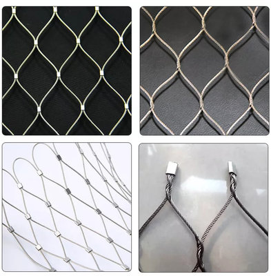 factory direct sale Stainless Steel Wire Rope Mesh screen/net