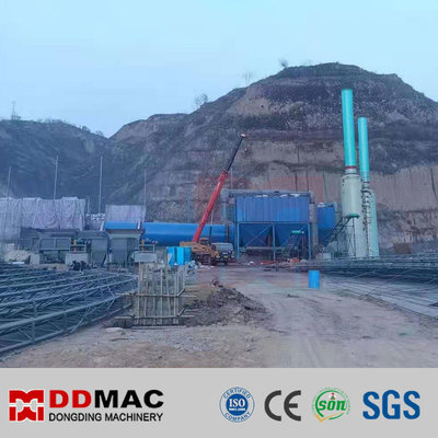 Industrial Bentonite Kaolin Clay Silica Sand Gypsum Rotary Drum Dryer Machine for Sale