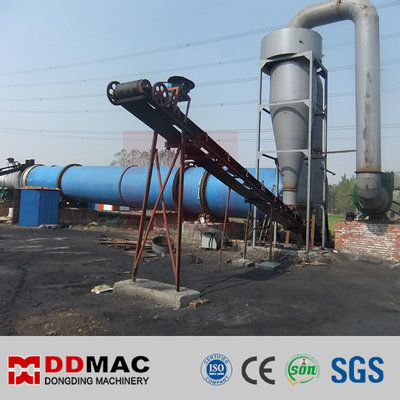 Large Capacity Industrial Rotary Drum Dryer for Potash Feldspar Powder, Bentonite, Clay, Sand Drying