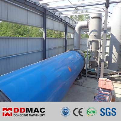 Indirect Heating Type Coconut Palm Fiber Rotary Drum Dryer