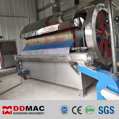 Stainless Steel Single Drum Beer Yeast Drum Scraping Dryer for Brewery
