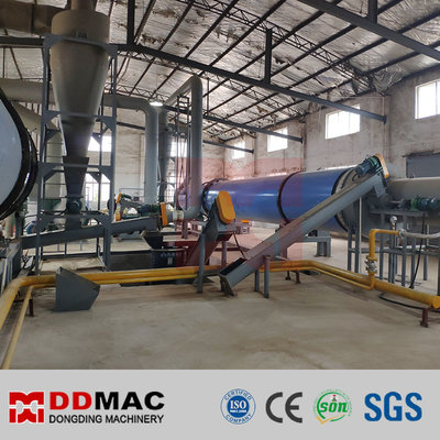 Coconut Coir Pith Drying for Making Coconut Peat Bricks, Cocopeat Rotary Drum Dryer