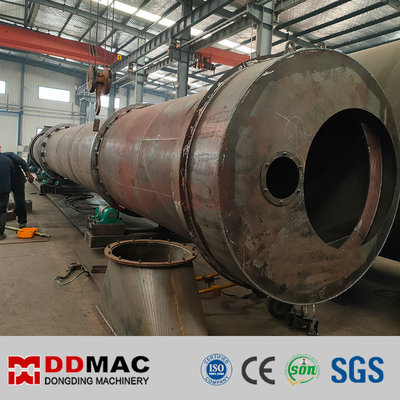 Coconut/Palm Fiber Drying Machine, Cocopeat Coir Pith Rotary Drum Dryer