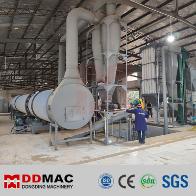 Coconut/Palm Fiber Drying Machine, Cocopeat Coir Pith Rotary Drum Dryer