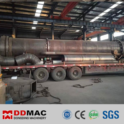 Double/Triple Pass Rotary Drum Dryer with Three Cylinders for Drying Biomass, Bagasse, Coconut Fiber