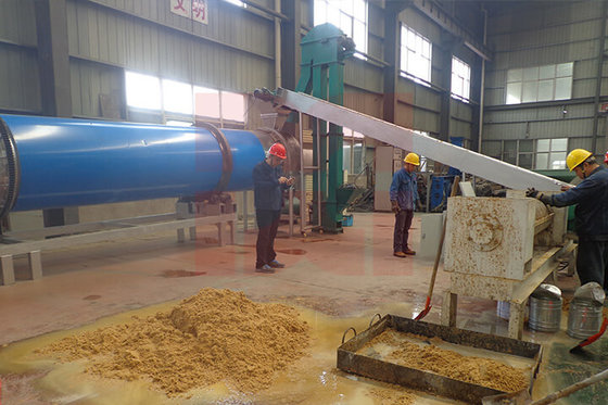 ISO Certificated Food Waste Drying Machine Rotary Dryer for Spent Grain, Cassava Residues, Olive Pomace, Bean Dregs,