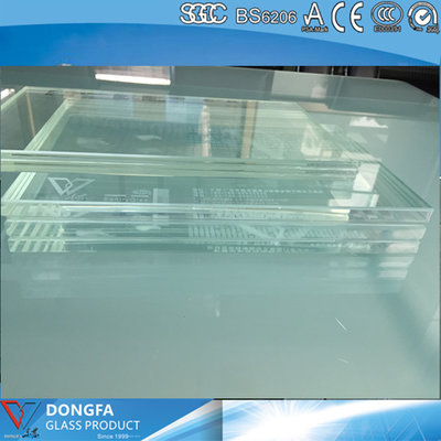 15+15 high strength clear tempered laminated glass with CE certificate