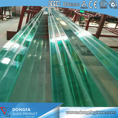 clear SGP laminated curtain wall glass for commercial buildings