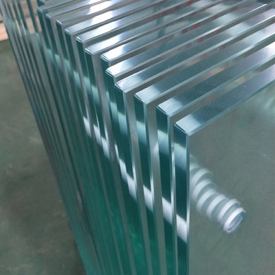 High Safety Frameless Balcony Balustrade Handrail Ultra Clear Tempered Glass
