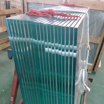 High Safety Frameless Balcony Balustrade Handrail Ultra Clear Tempered Glass