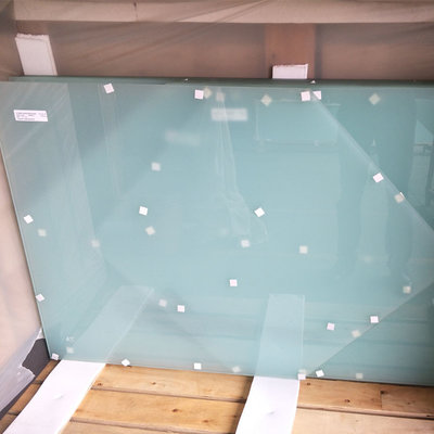 High quality safety building glass Balcony Balustrade Raling Frosted Milk White PVB Film Laminated Glass 10.38mm price