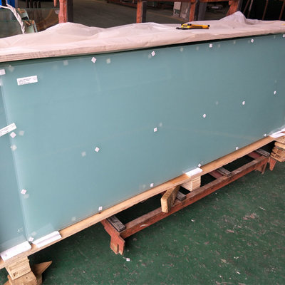 High quality safety building glass Balcony Balustrade Raling Frosted Milk White PVB Film Laminated Glass 10.38mm price