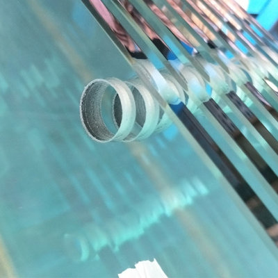 SGCC standard Custom size 12mm clear tempered safety glass for Button Structural Balustrade Railing
