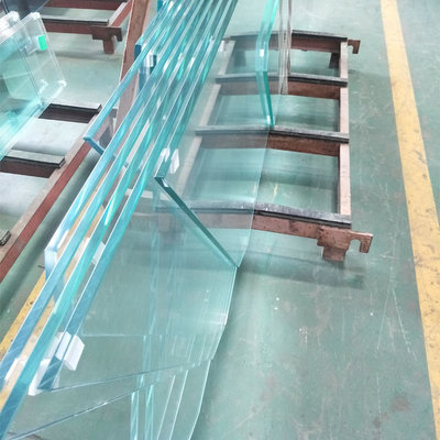 Custom 12mm starfire Ultra Clear Tempered Safety glass price m2 for Commercial Glass Railing systems