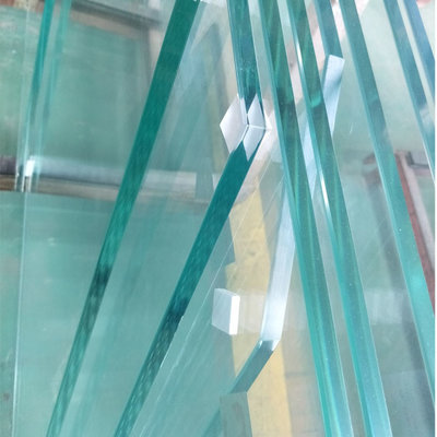 Custom 12mm starfire Ultra Clear Tempered Safety glass price m2 for Commercial Glass Railing systems