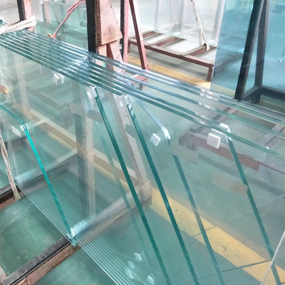 Custom 12mm starfire Ultra Clear Tempered Safety glass price m2 for Commercial Glass Railing systems