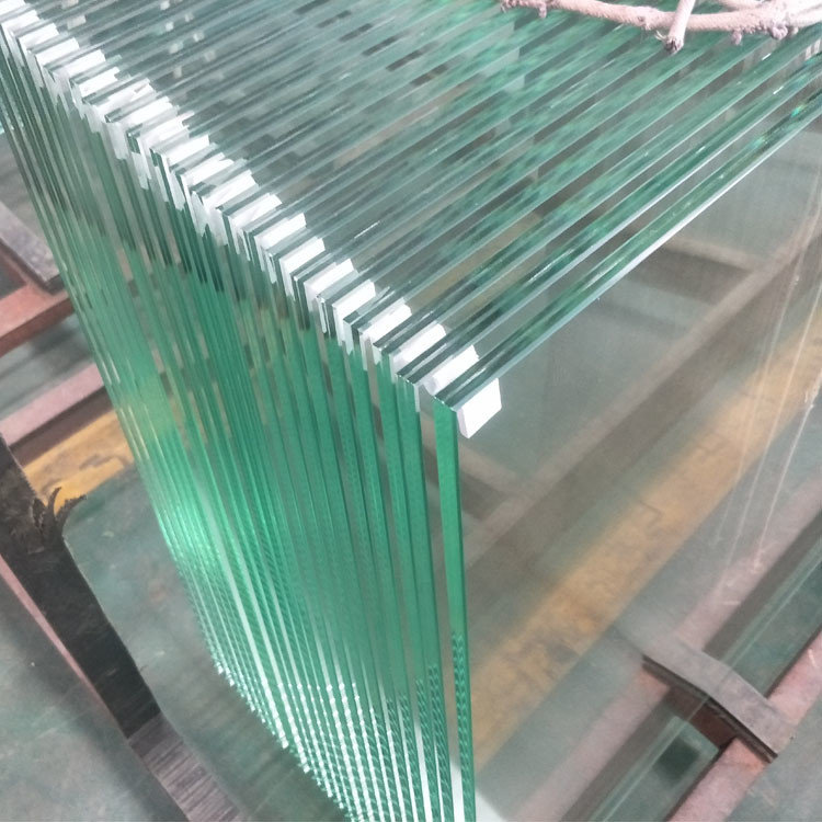 13.52mm Ultra clear tempered laminated safety glass panels for stainless steel shoe glass balustrade