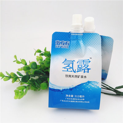 Custom-made 1L-10L rice self - standing suction nozzle bag