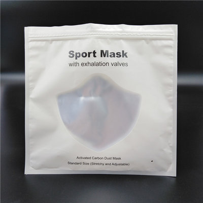 Chinese manufacturer produces zipper plastic PE bag for face shield gasket/Reusable plastic face shield bag