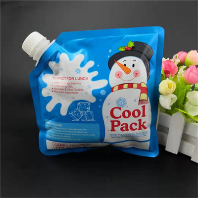 Chinese manufacturers custom-made 500ml-1000ml picnic large capacity ice packs, food grade aluminum foil bags
