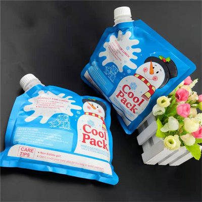 Chinese manufacturers custom-made 500ml-1000ml picnic large capacity ice packs, food grade aluminum foil bags
