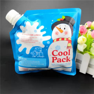 Chinese manufacturers custom-made 500ml-1000ml picnic large capacity ice packs, food grade aluminum foil bags