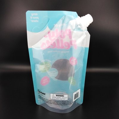 2020 most popular free-standing nozzle bag for peracetic acid/1000ml electric vehicle electrolytic liquid bag