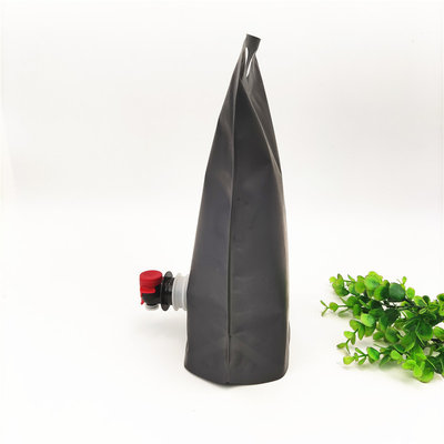 made in China Customize Matte 51 OZ food grade plastic bags for peach gum water/vitop tap, gravure Black surface treatme