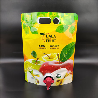 5 liters stand up pouch for favored Spring Water and Tea Chinese manufacturers/accept ink printing