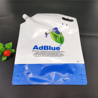 4 Liters With Spout Stand - Up Plastic Bag For Diesel Catalyst/Custom Products Bag Chinese Manufacturers