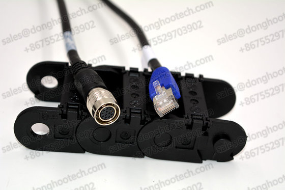 Industrial grade RJ45 8 position To Hirose 6 pole 12pole Signal Cable for Sorting Machine