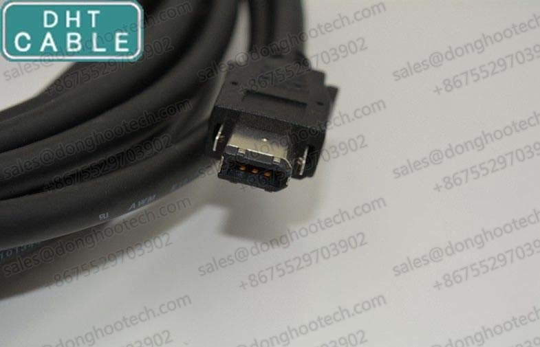 1394A Cable Latch Type 6pin IEEE400 Machine Vision Cables for Industrial Firewire Camera