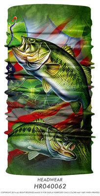 Fishing Theme balaclava seamless coolmax Uv Protection Necktube sport bandana supplier